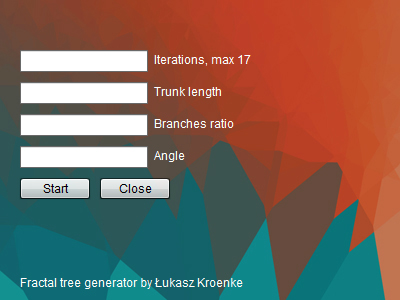 Łukasz Kroenke Portfolio - fractal project